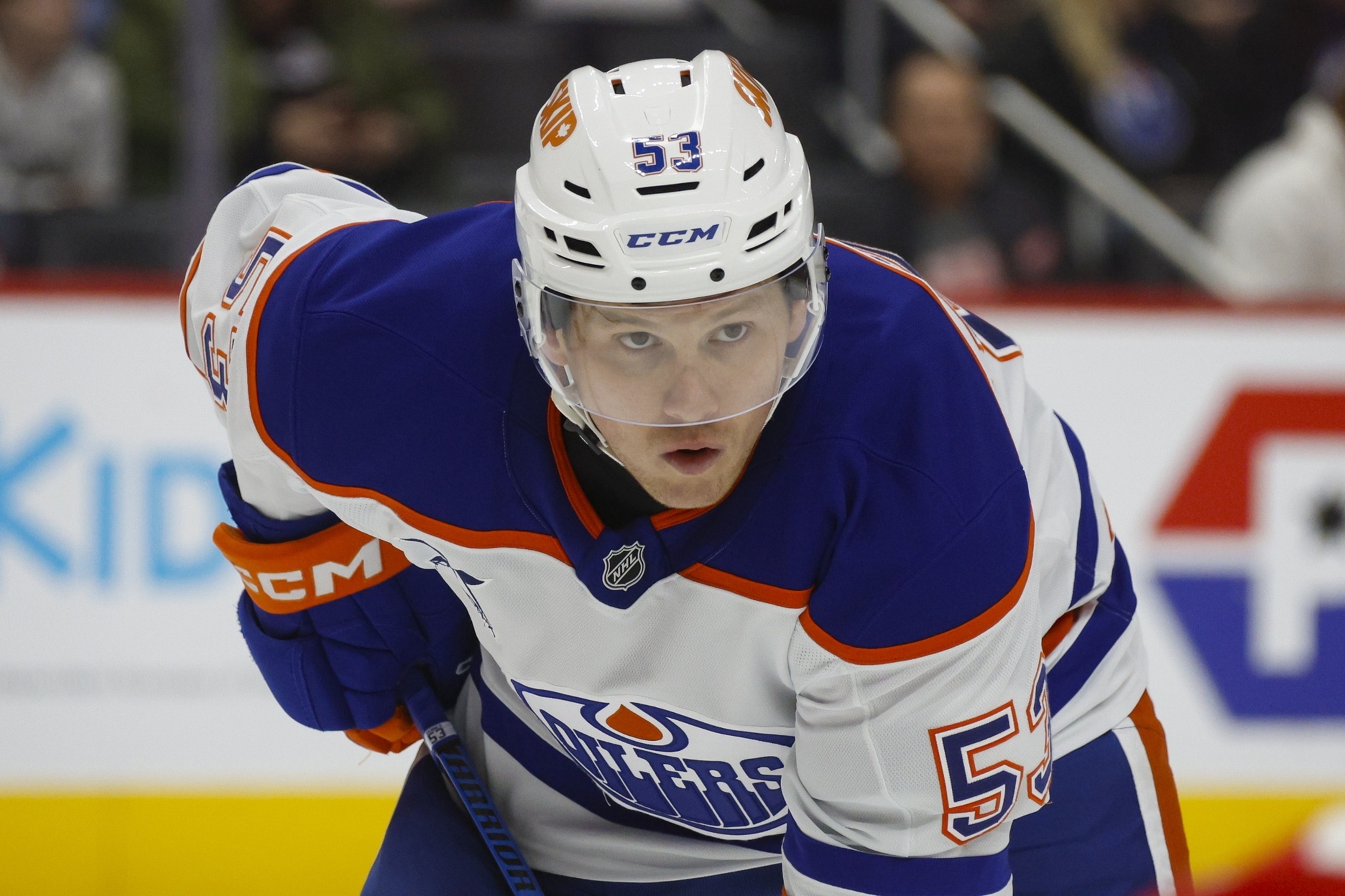 Scenes from Oilers practice: Jeff Skinner was the extra forward again