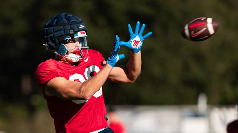 LOOK: Ole Miss Football Holds First Practice in Jacksonville Ahead of ...