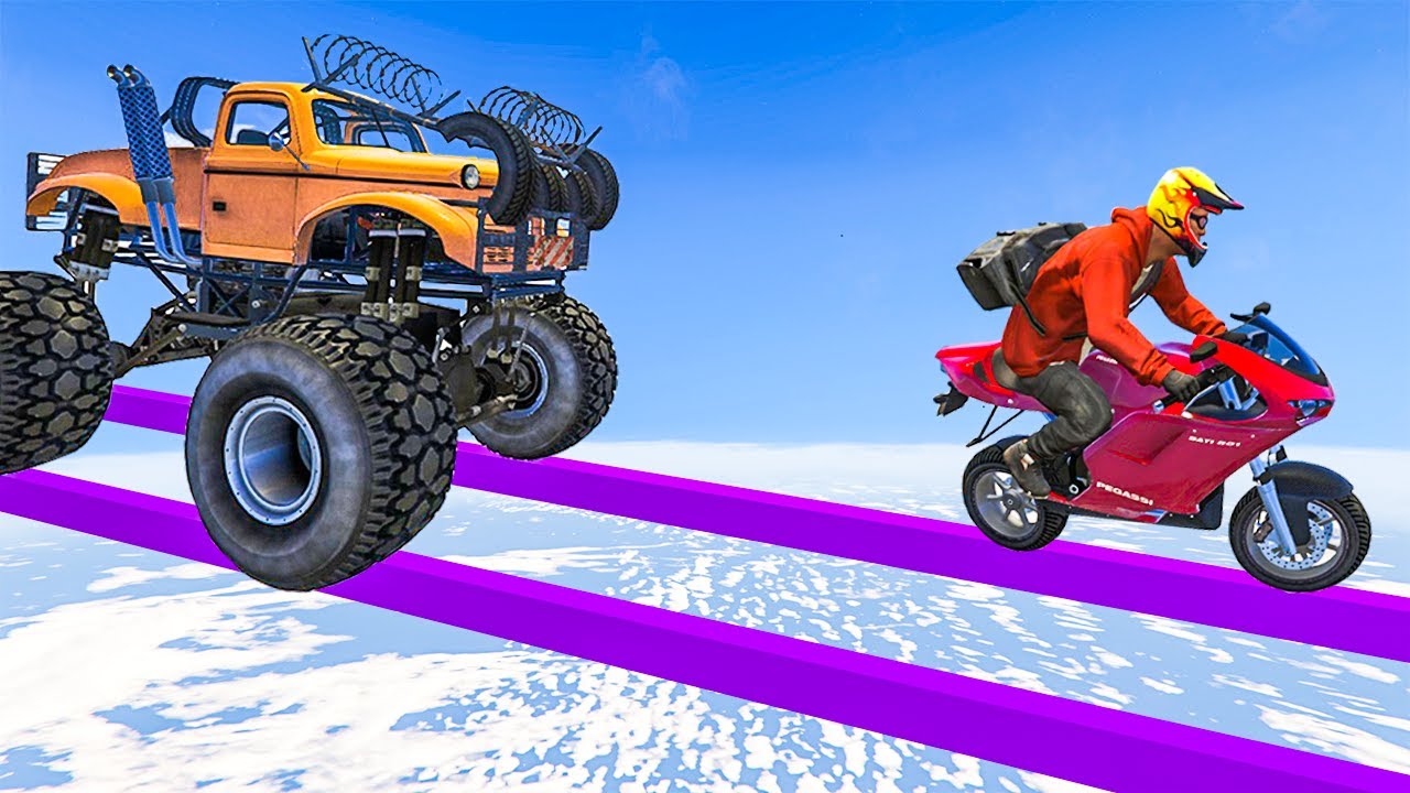 Impossible Bike Tightrope—Only 0001% Survive