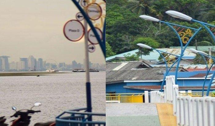 Suguhkan Sunset dengan View Singapura, Jembatan Lingkar Tanjung Riau di ...