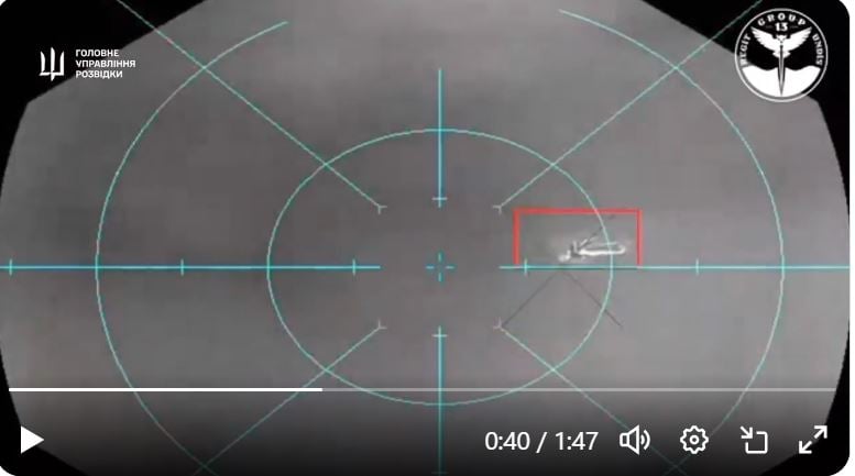 Russian helicopter shot down by Ukrainian naval drone with missile ...