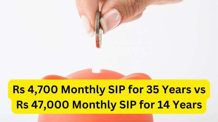 Rs 4,700 Monthly SIP for 35 Years vs Rs 47,000 Monthly SIP for 14 Years ... Rs 4,700 Monthly SIP for 35 Years vs Rs 47,000 Monthly SIP for 14 Years ...
