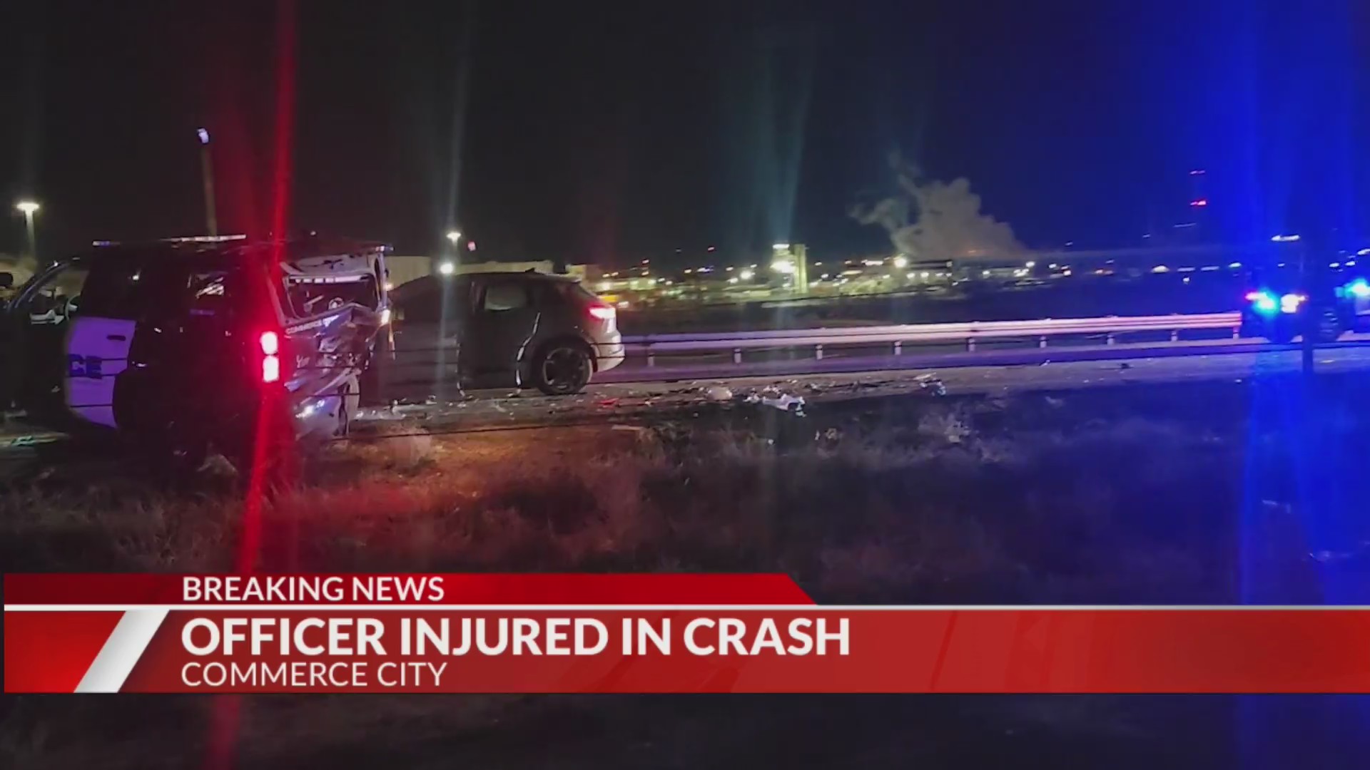 Suspected drunk driver hits patrol car, injures officer