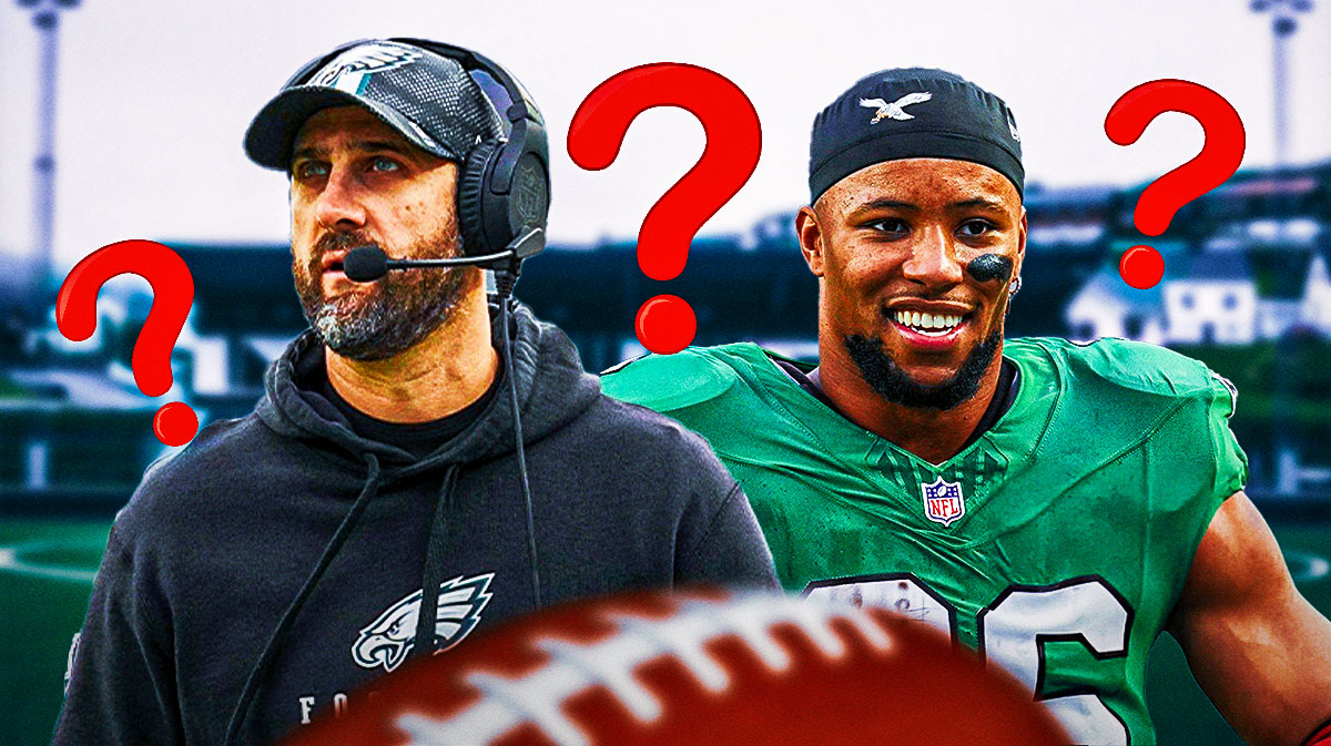 Eagles’ Nick Sirianni hints at Saquon Barkley decision amid Eric ...