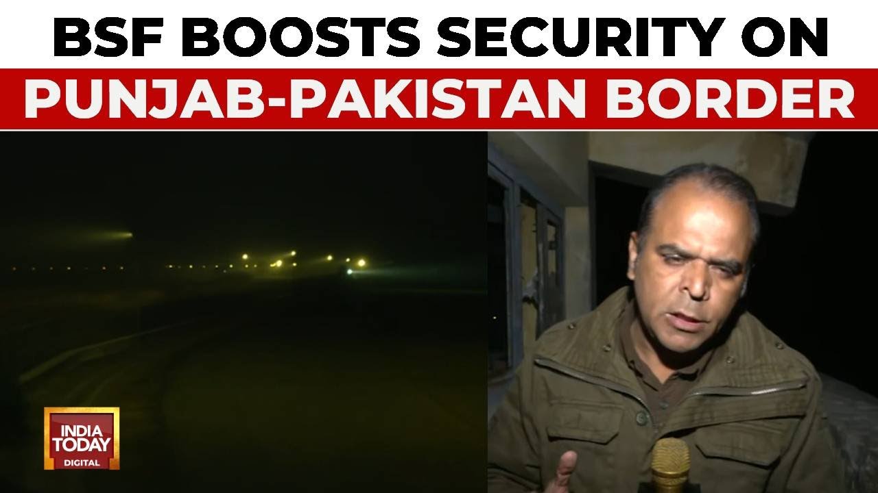 BSF steps up security along India-Pakistan border in Punjab on New Year eve