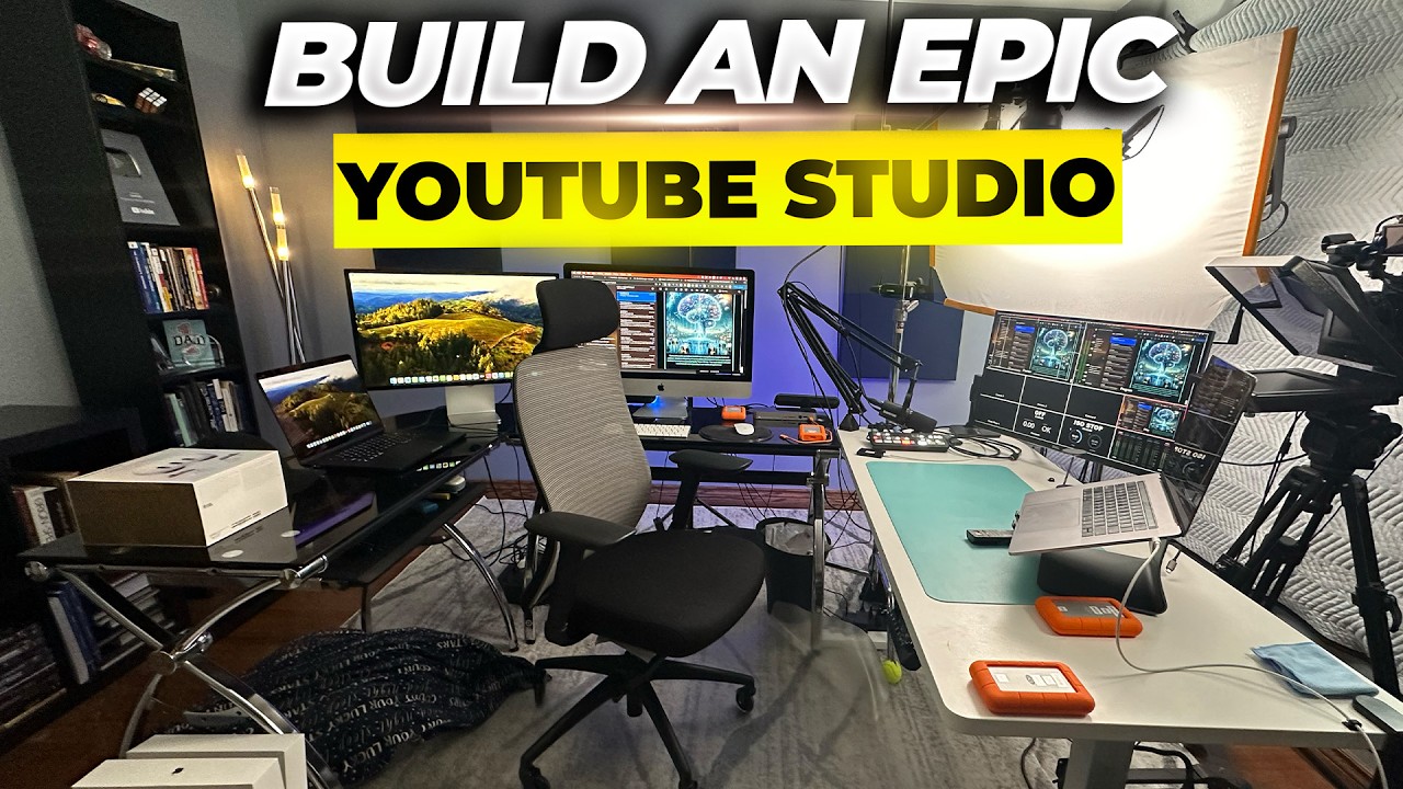Build An Epic YouTube Studio In a Bedroom