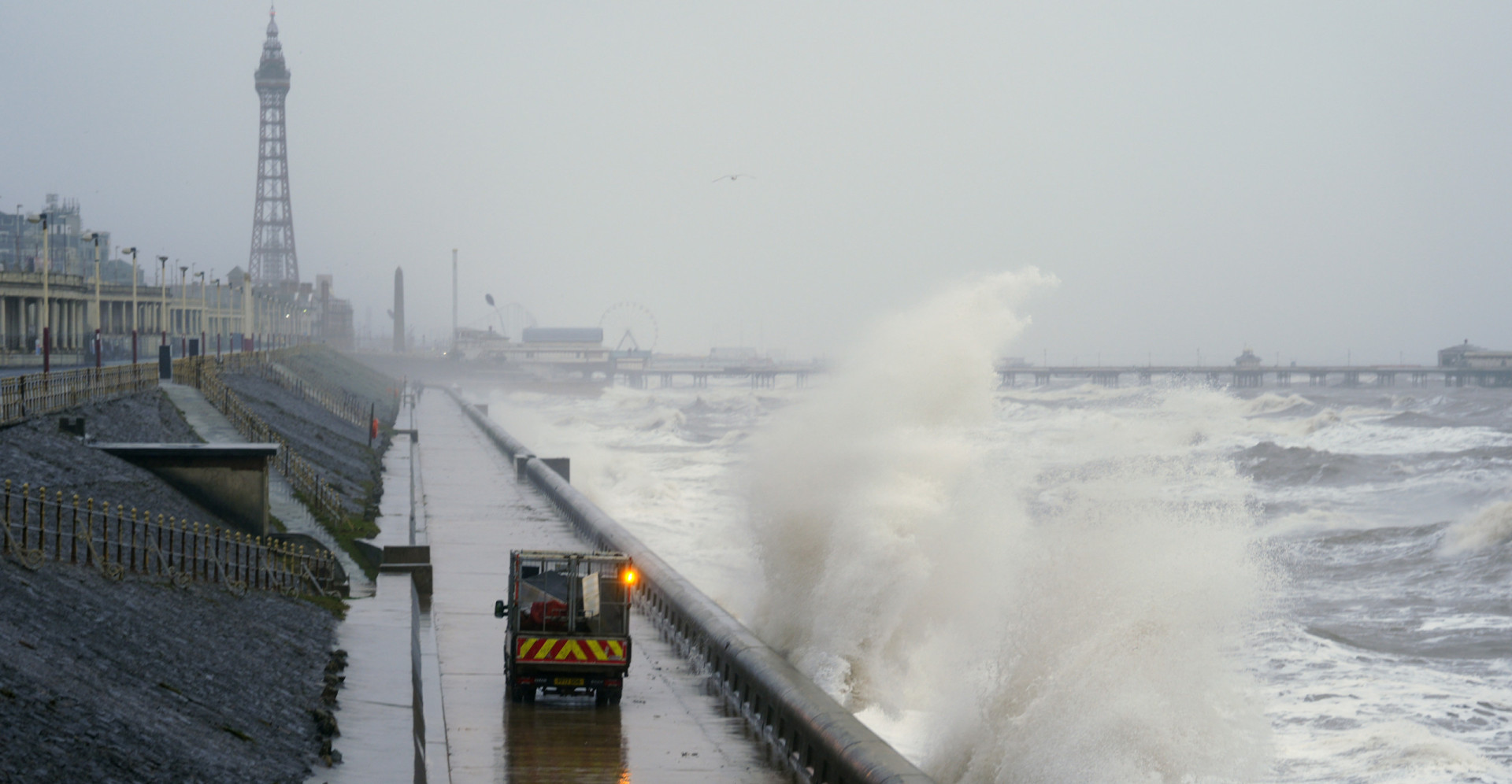 Storm disrupts New Year celebrations across the UK