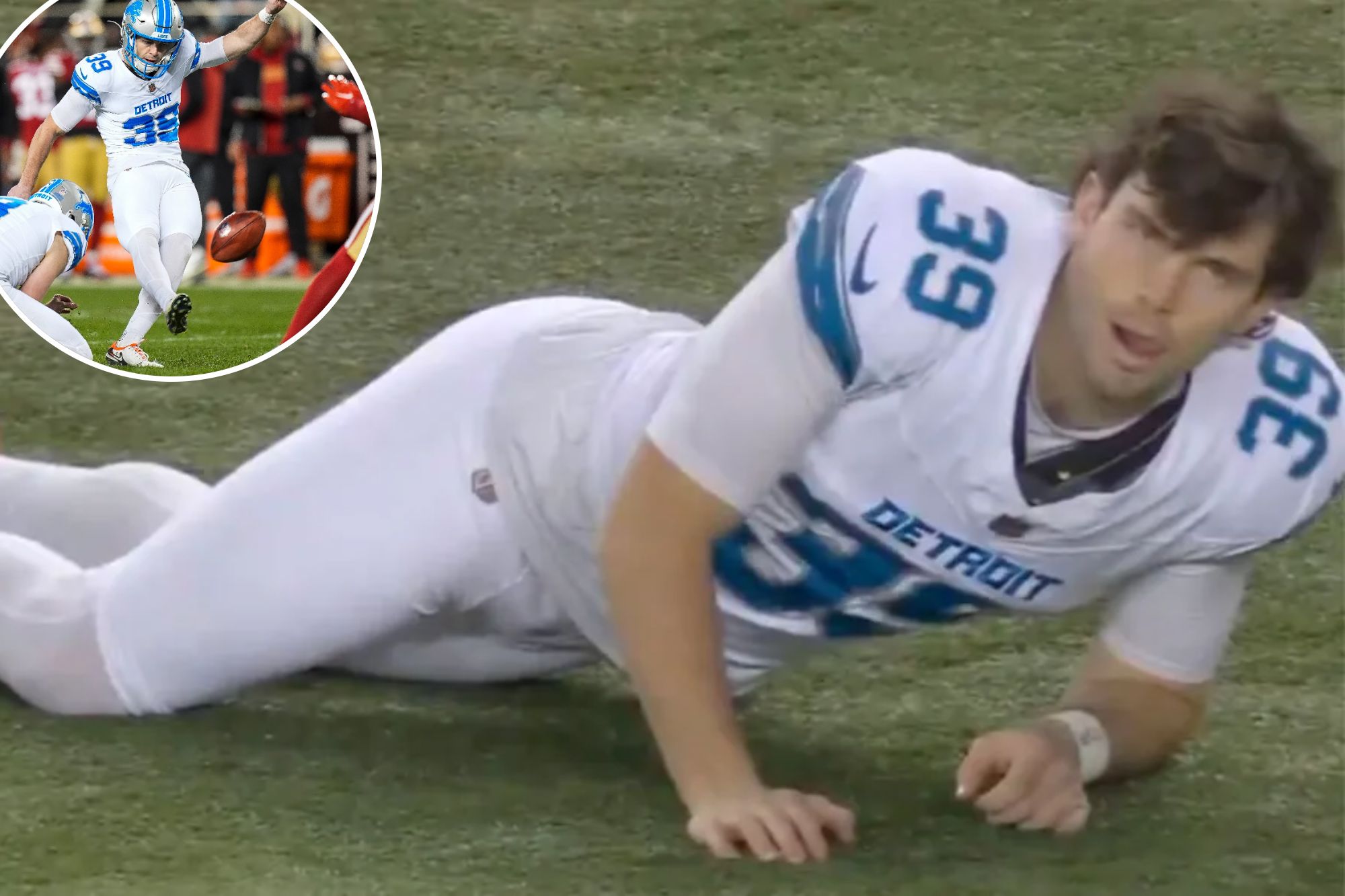 Sensual video of Lions kicker Jake Bates goes viral on ‘Monday Night ...