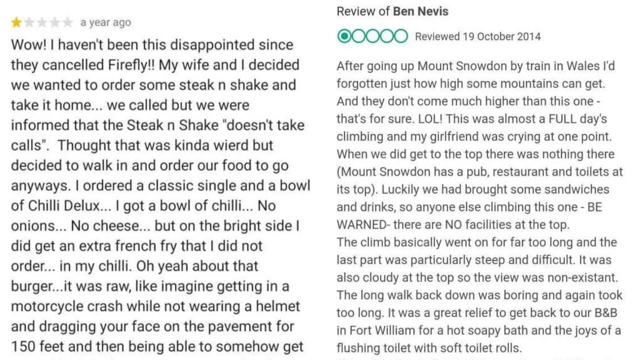 20 Comically Bad Reviews That Are Too Funny to Ignore