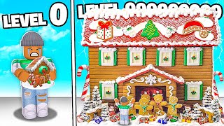 Gingerbread house tycoon max level in Roblox