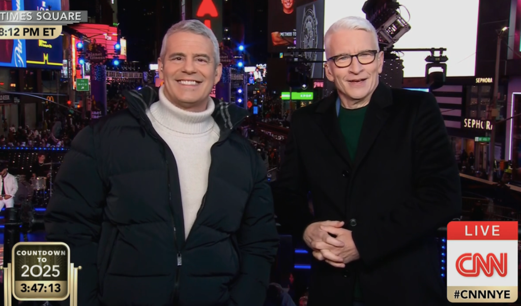 Andy Cohen Brings Tequila to CNN's ‘New Year's Eve Live,' Second Shot ...