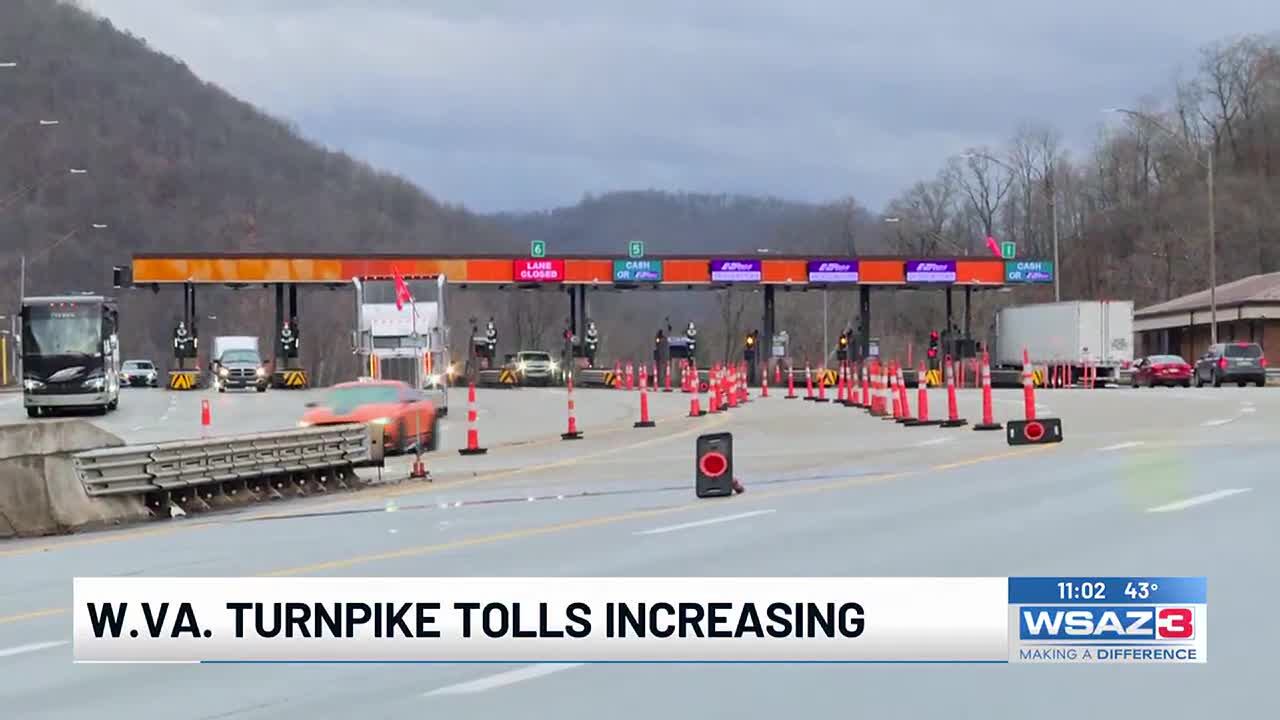 West Virginia Turnpike tolls increasing