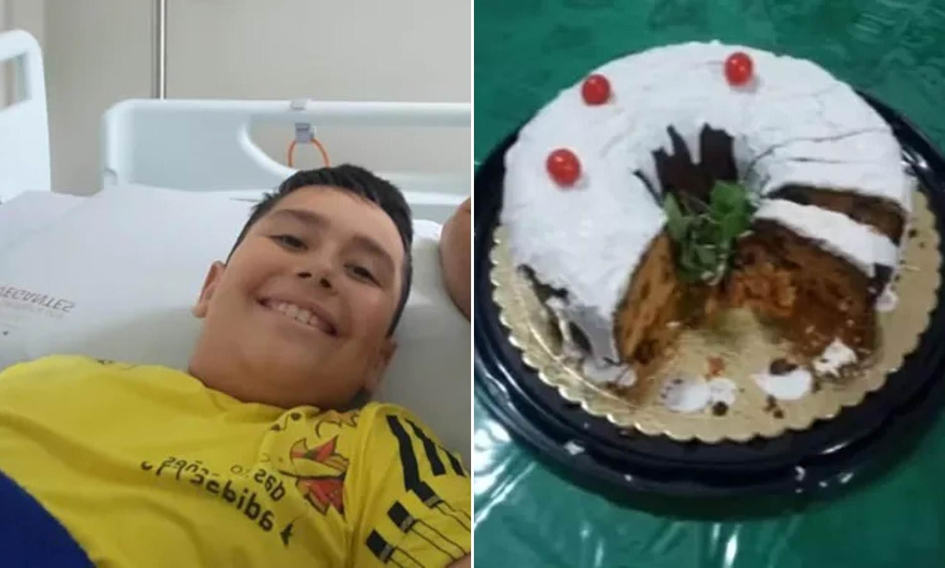Pictured: Boy, 10, who survived 'poison cake' which left three dead