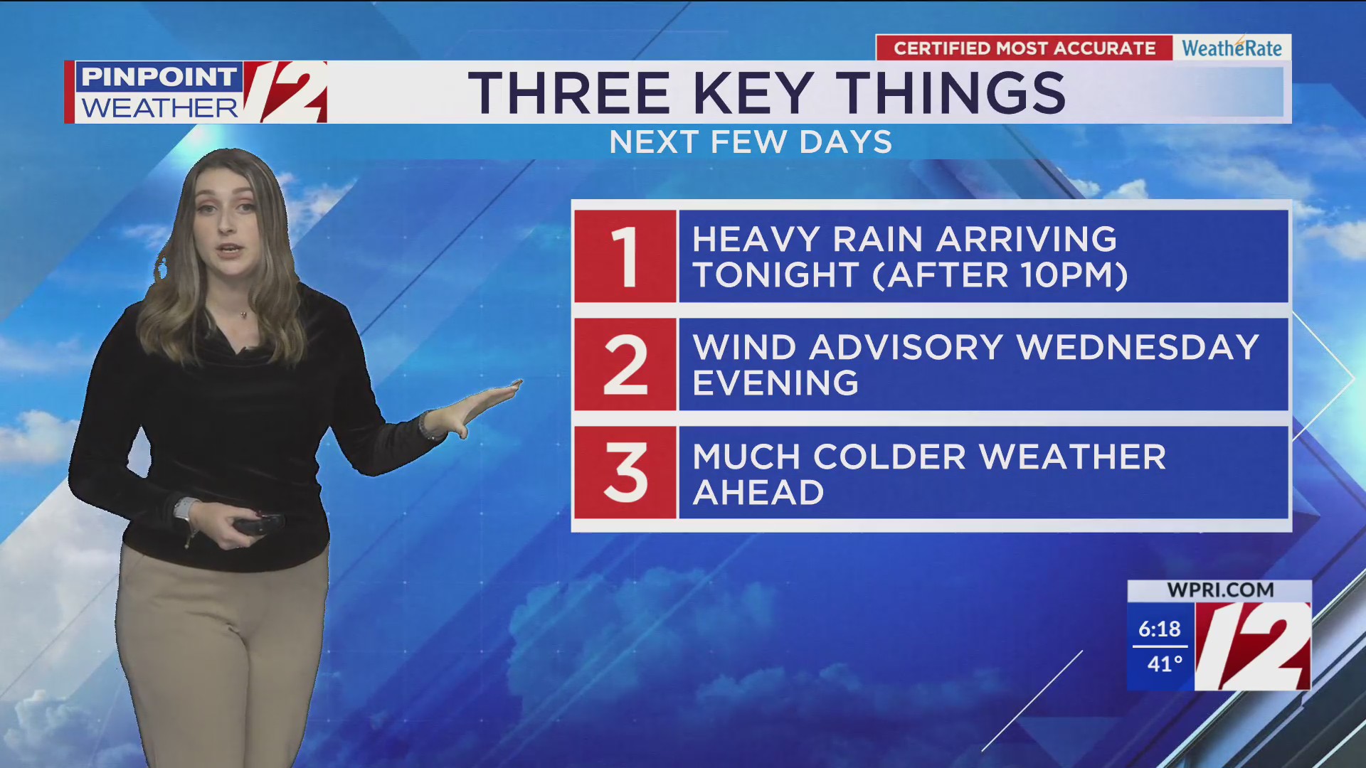 WPRI 12 Weather Forecast 12/31/24