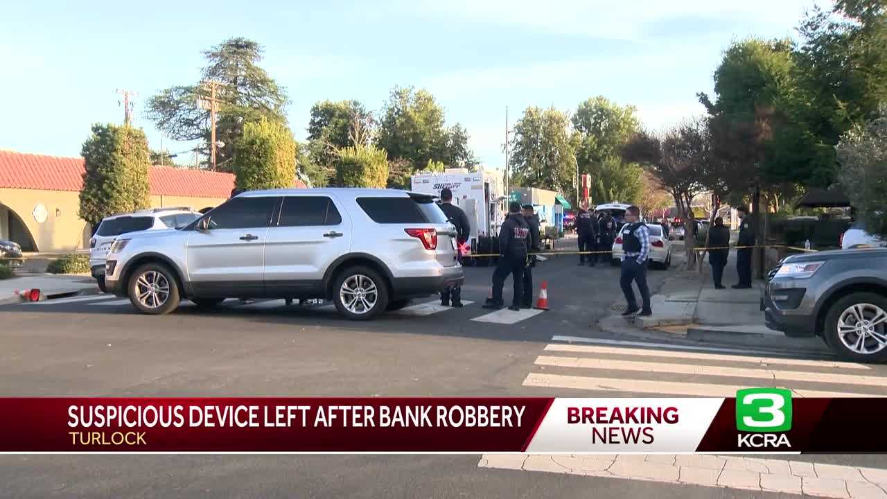 'All clear' given after suspicious box left by suspect in Turlock bank ...