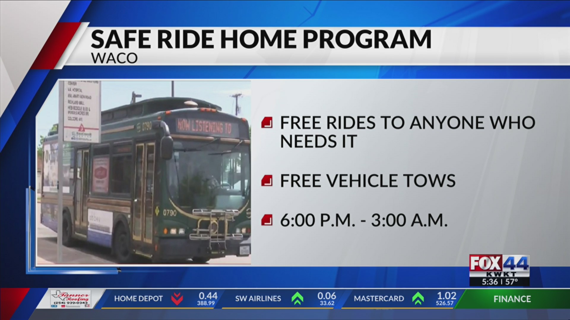 Waco Transit System brings back Safe Ride Home program