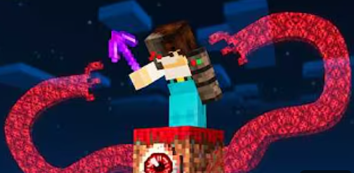 Minecraft, But It's On 1 Scary Block