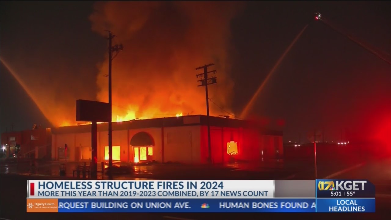Homeless structure fires in 2024