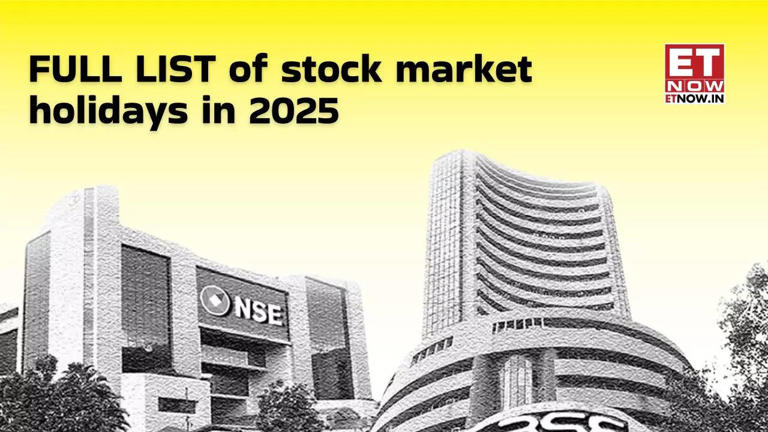 Stock Market Holidays 2025 NSE: FULL LIST! Check calendar HERE