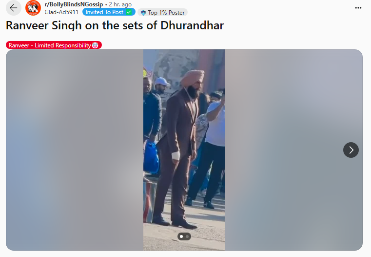 Ranveer Singh Wears Turban In LEAKED Photos From Aditya Dhar's Dhurandhar, Shows Blood-Stained ...