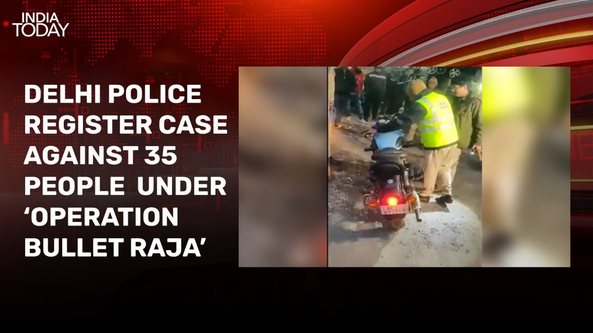 Delhi Police register case against 35 bikers under 'Operation Bullet Raja'