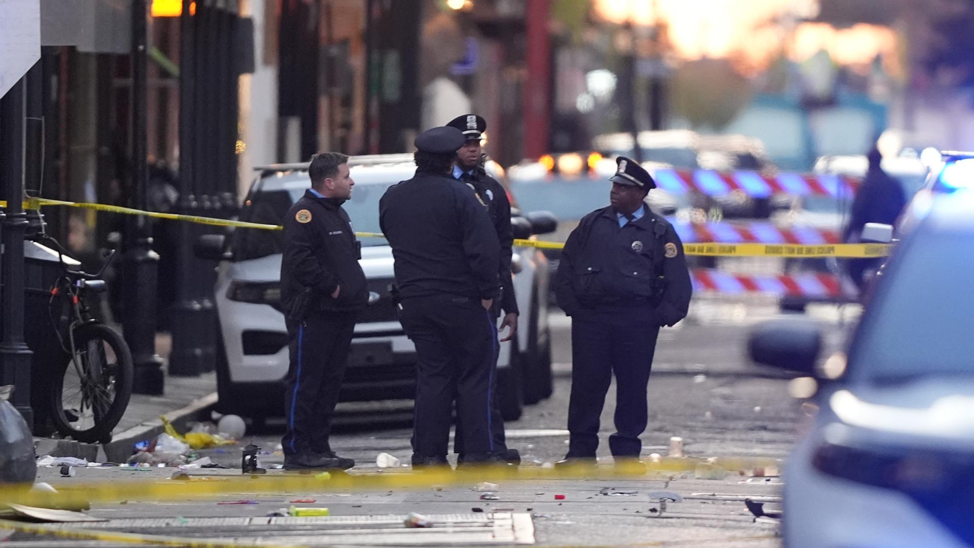 New Orleans attack | 10 dead, officers shot after truck plows through ...