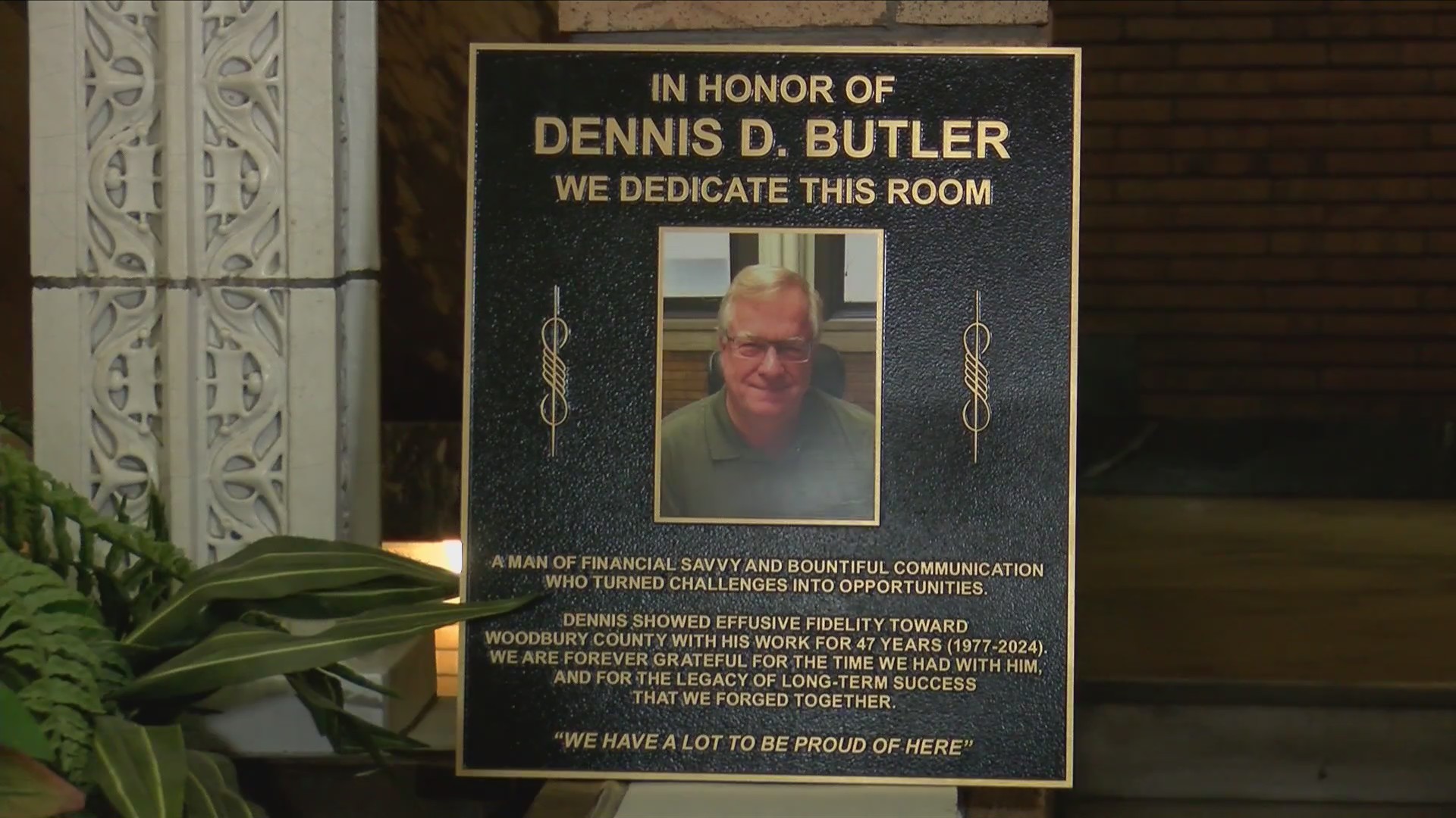 Old Board of Supervisors room renamed in honor of Dennis Butler