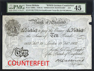 Forgery of sterling currency: When Tangier unraveled Germany’s ...