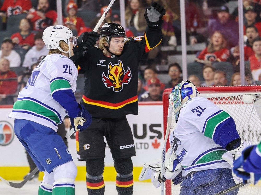 Three takeaways: Flames punch things up in physical win over Canucks