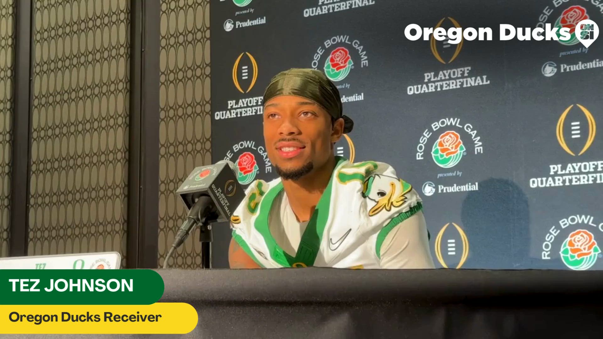 Oregon Ducks Tez Johnson On Will Stein Crazy Plays: Ohio State Rose Bowl