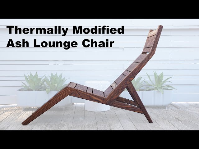 Thermally Modified Ash Outdoor Lounge