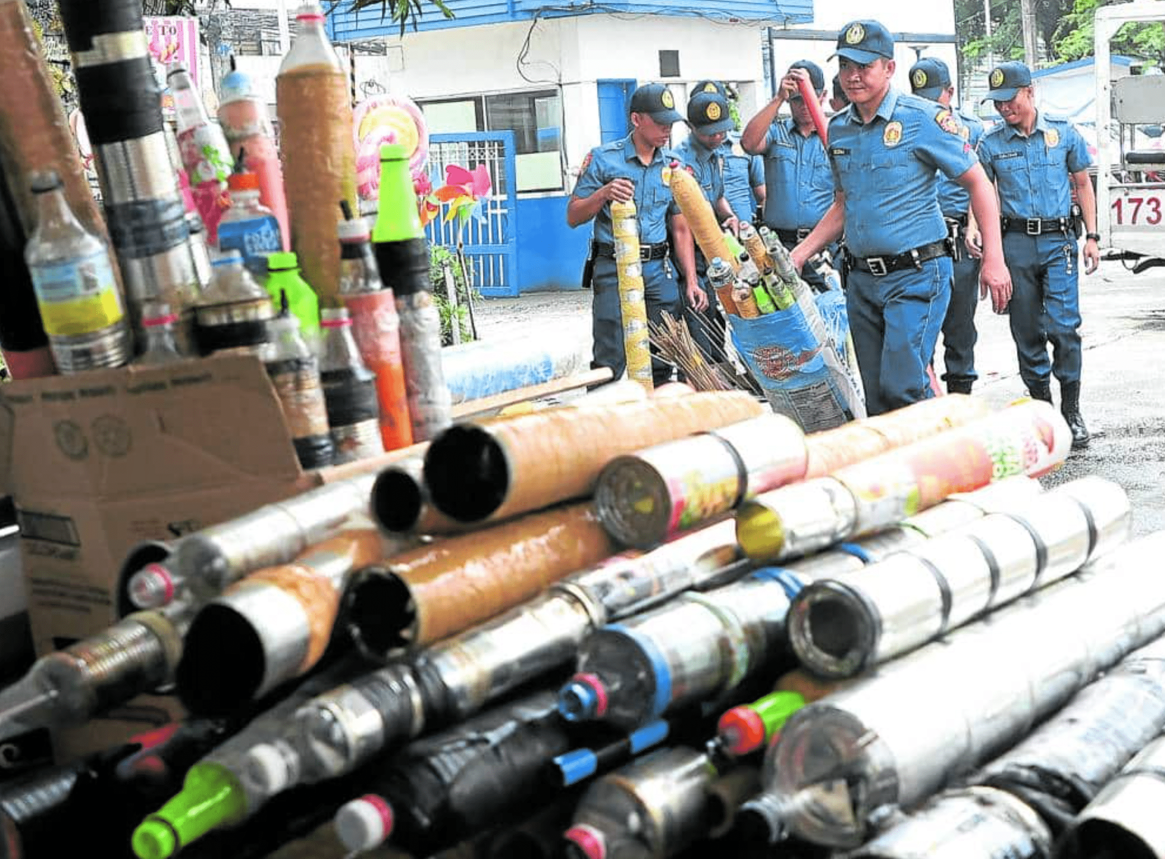 In Cagayan, 100 improvised cannons seized