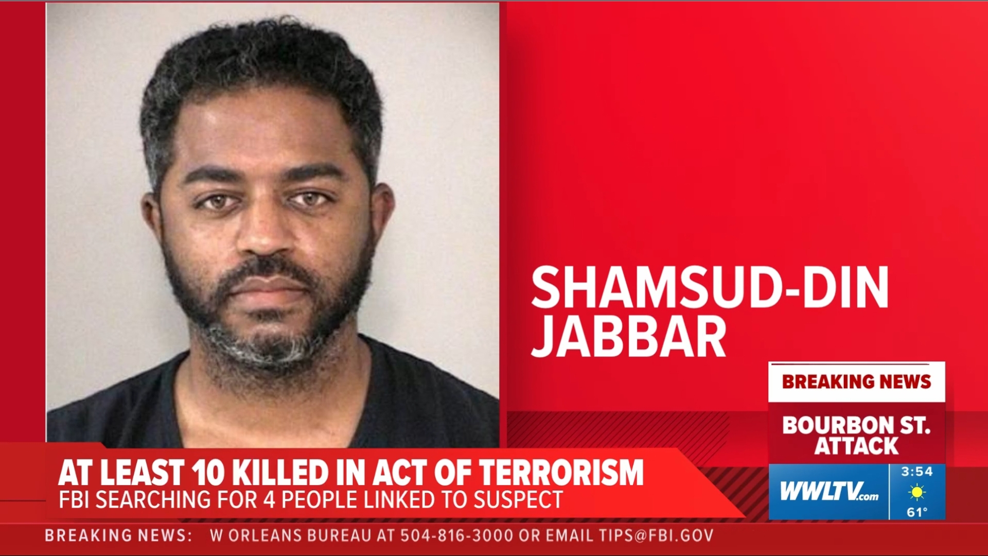 "No ties to New Orleans" | What we know about Shamsud-Din Jabbar, suspected New Orleans attacker