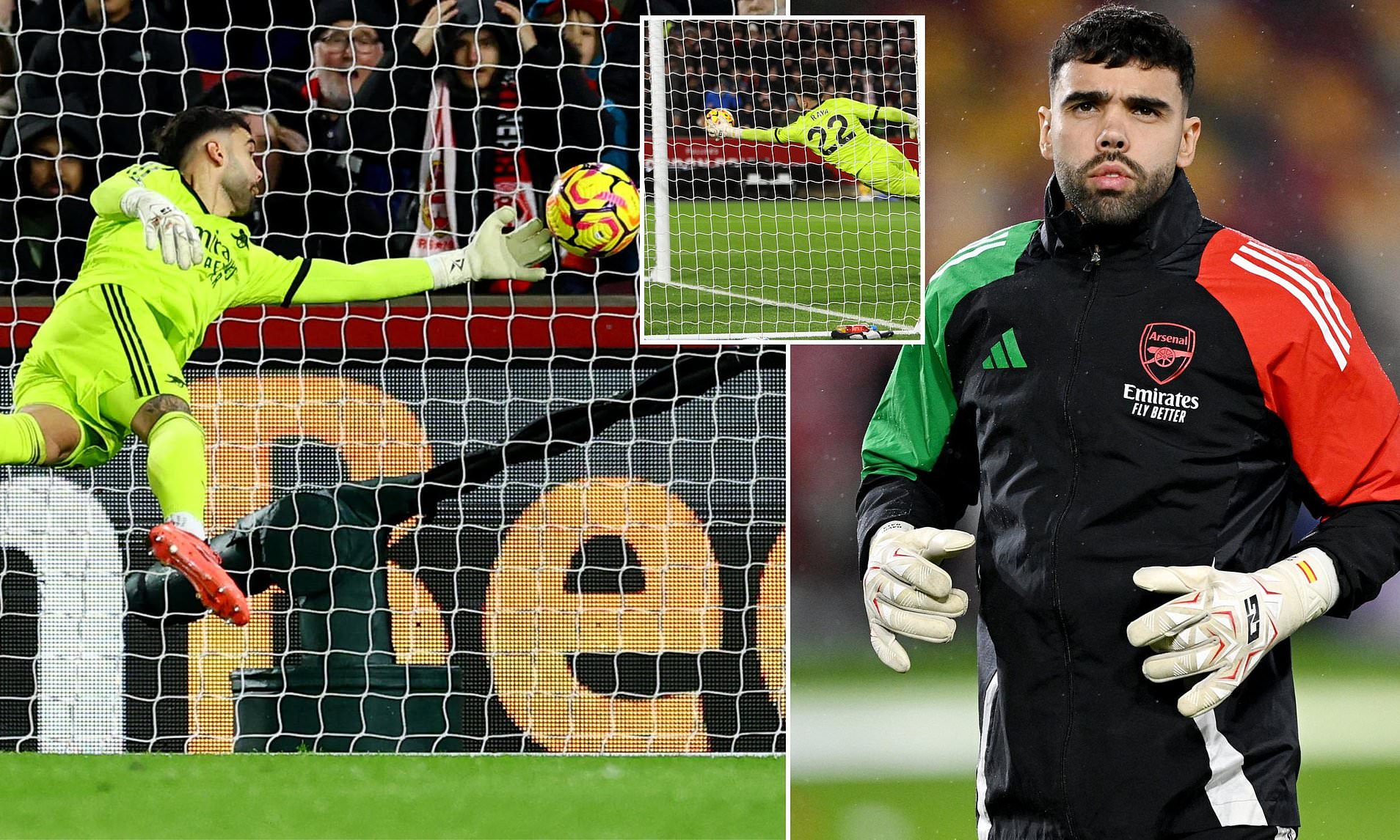 Arsenal goalkeeper David Raya slammed by fans for 'huge mistake ...