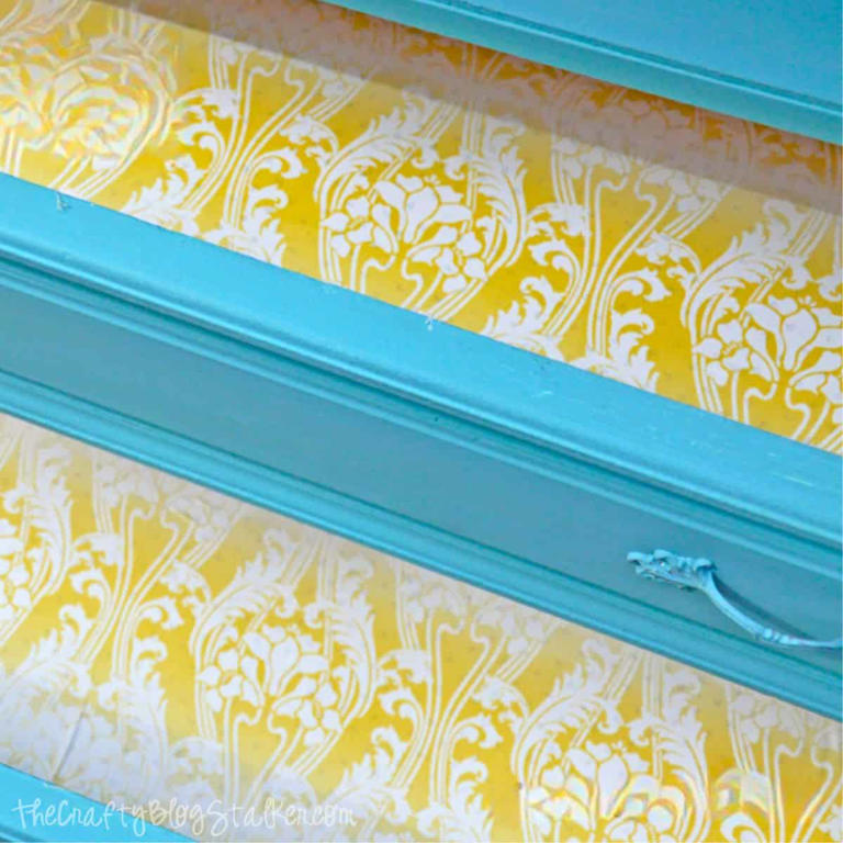 DIY Drawer Liner with Fabric