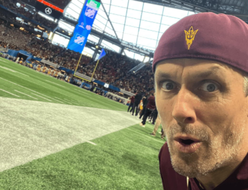 Jake Plummer Is Going Viral At The Peach Bowl On Wednesday