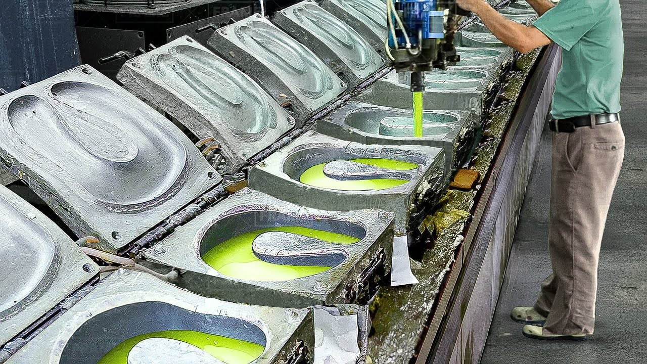 Tour of airplane/travel pillow factory