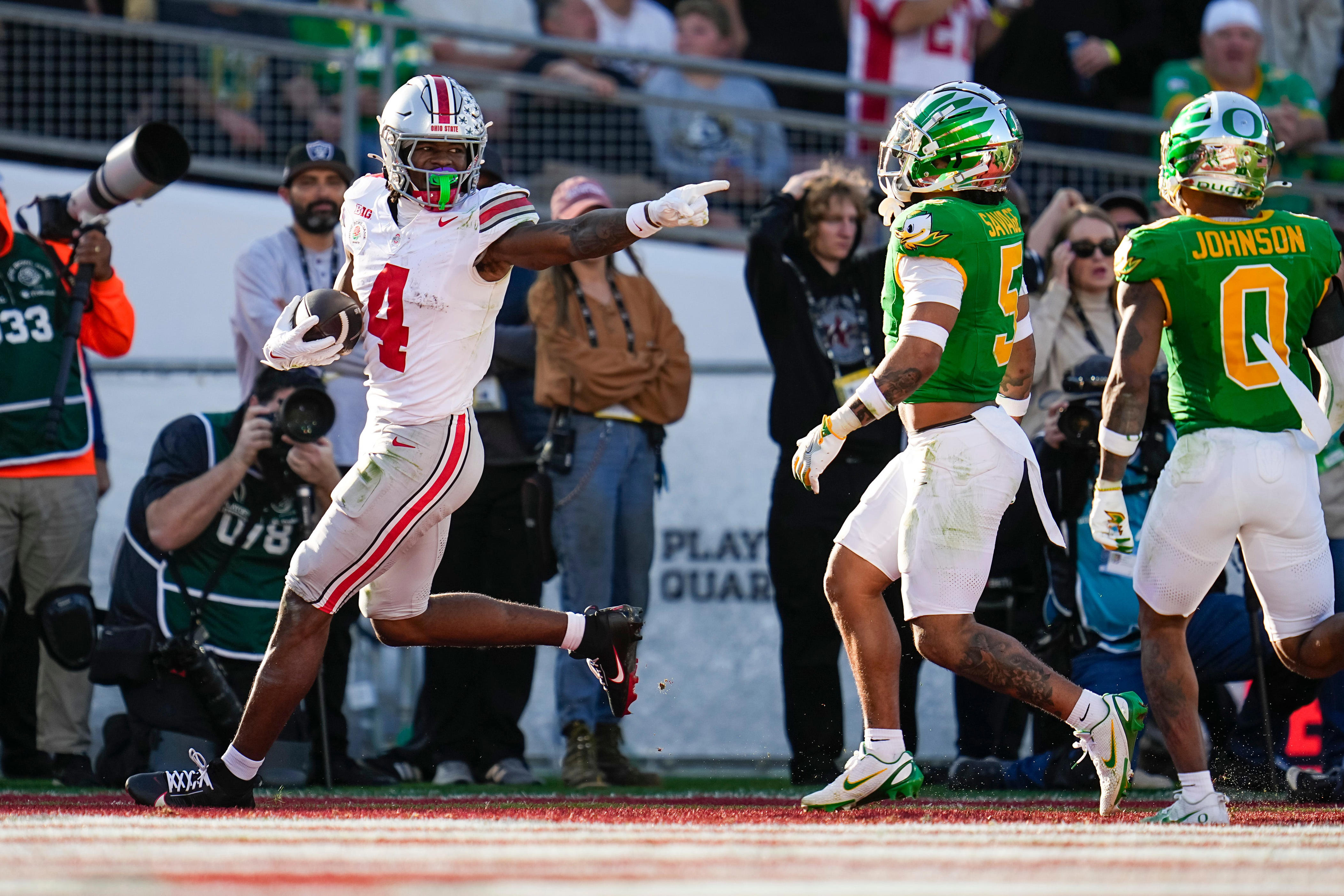 Jeremiah Smith greatness on display for Ohio State in Rose Bowl win ...