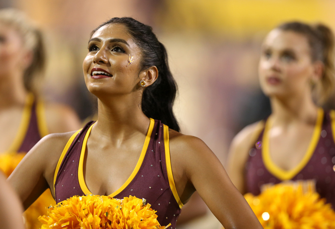 'Stunning' Arizona State Cheerleader Is Going Viral Before Kickoff