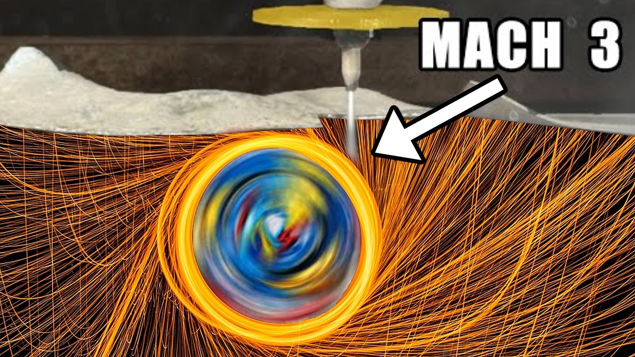 World's Fastest Spinning Beyblade Explosion