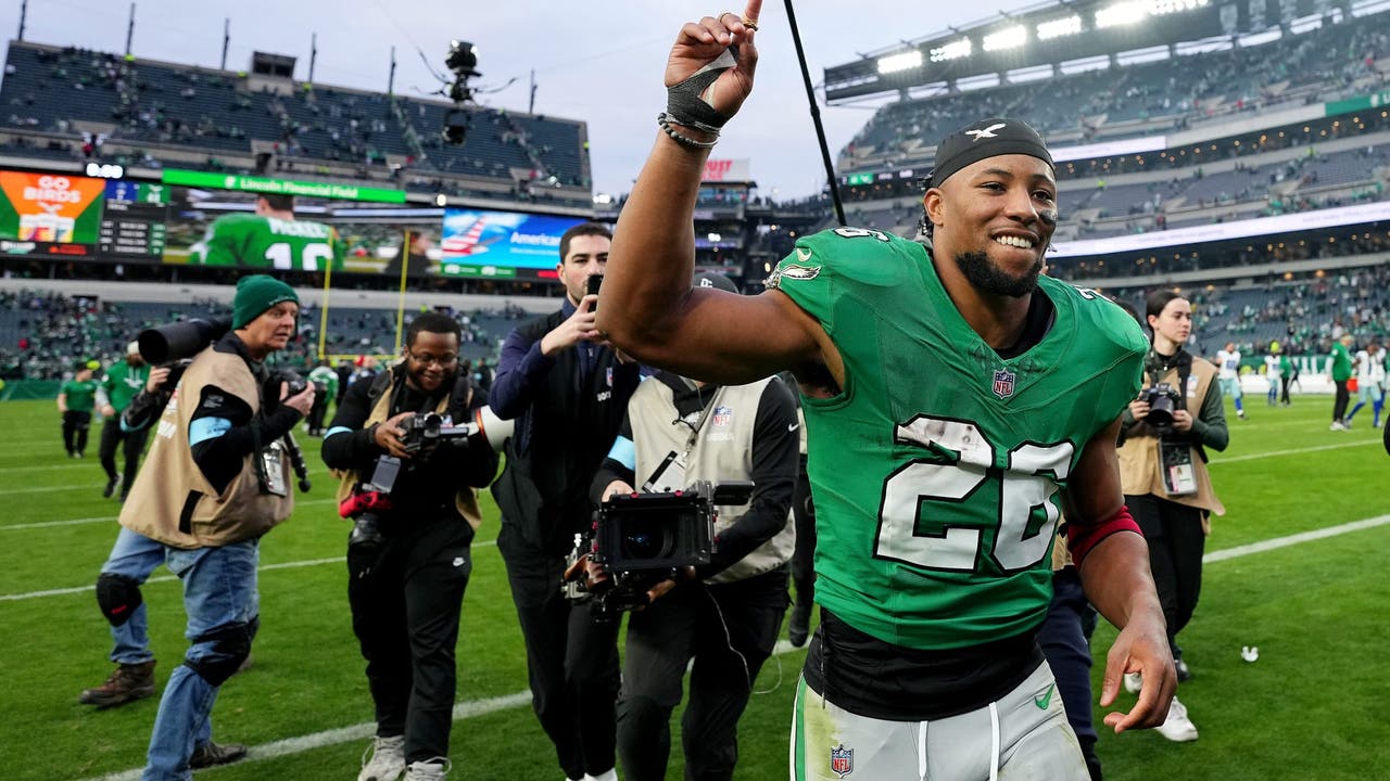 Saquon Barkley to sit Sunday vs. Giants as Eagles choose rest over ...