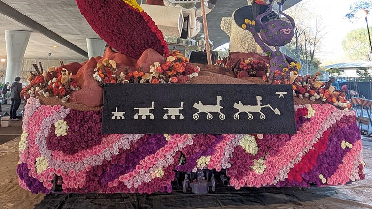 Ingenuity Mars Helicopter flies again as first drone on Rose Parade float