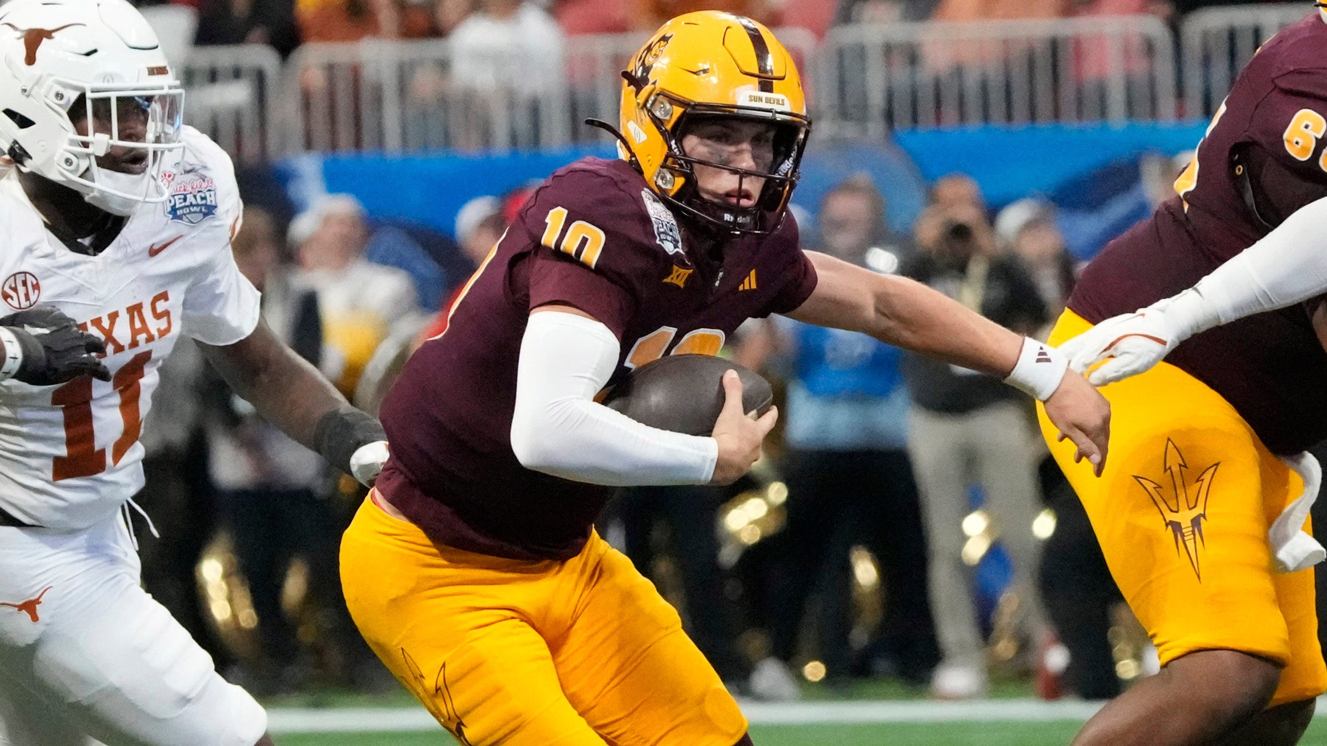 Arizona State QB Sam Leavitt left in tears after heartbreaking loss to ...
