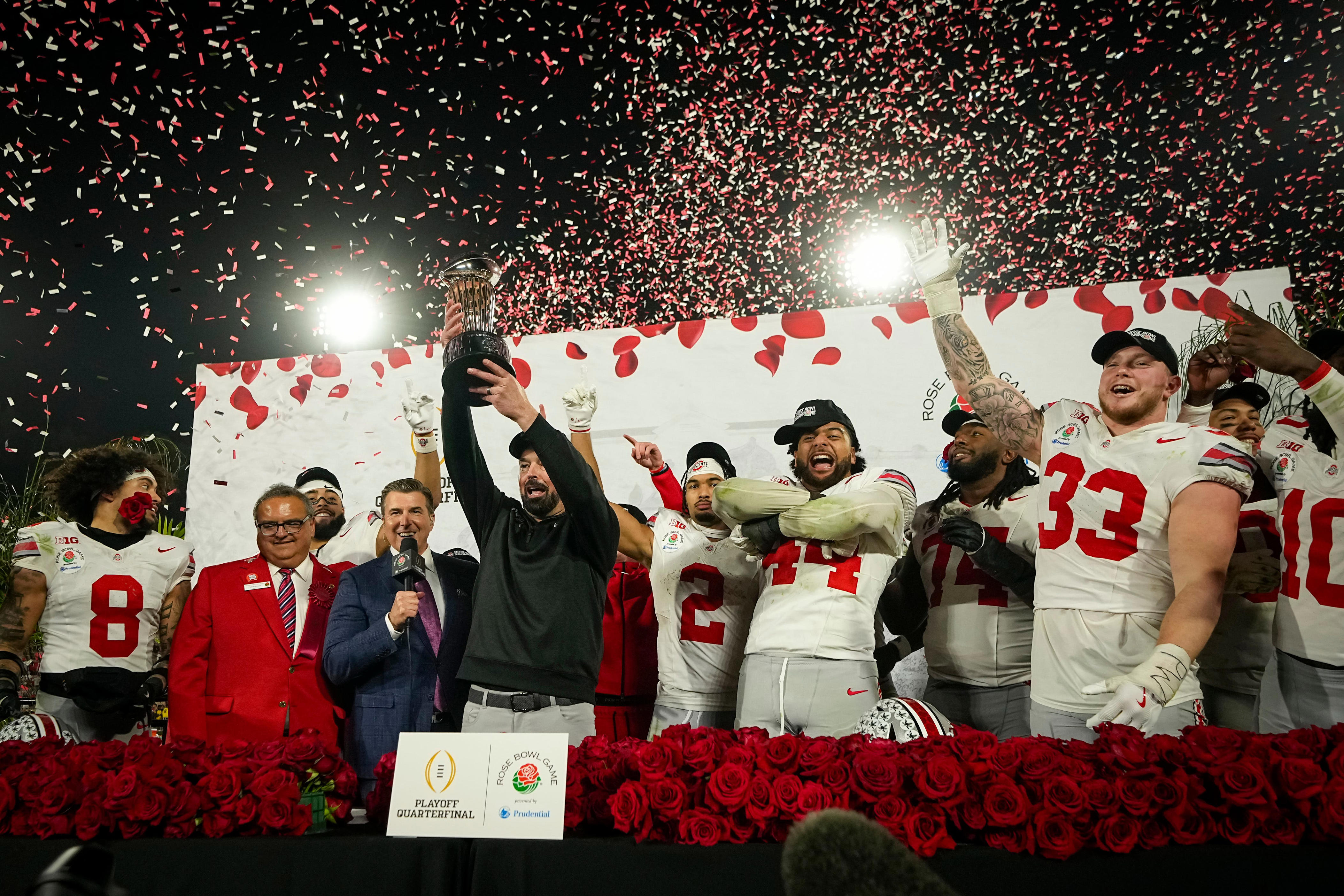 Ohio State's Ryan Day, Texas' Steve Sarkisian want to ride NFL-style ...