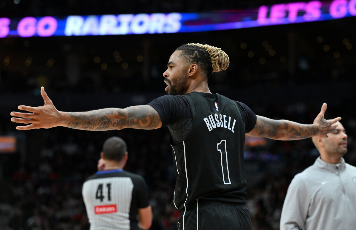 Nets Make Disappointing D'Angel Russell Announcement vs. Cavs