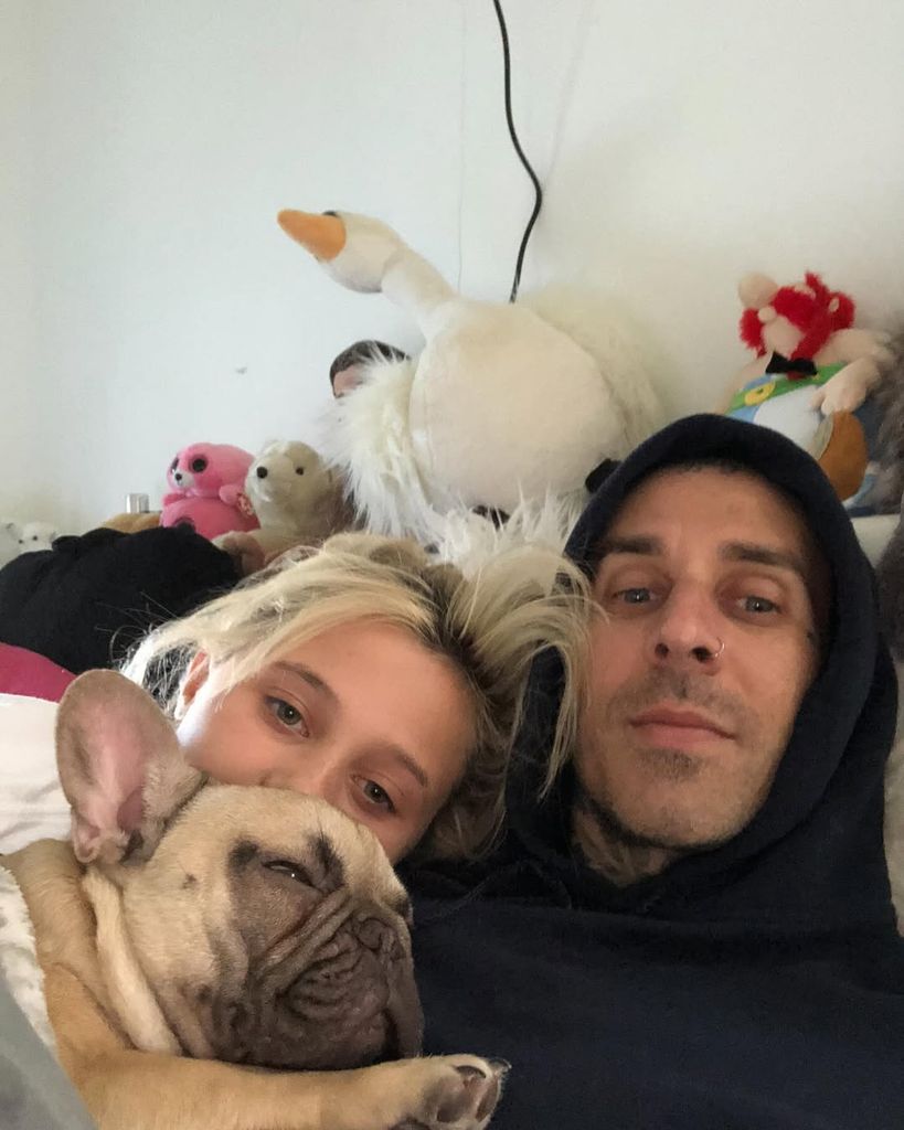 Travis Barker's daughter Alabama introduces new family member