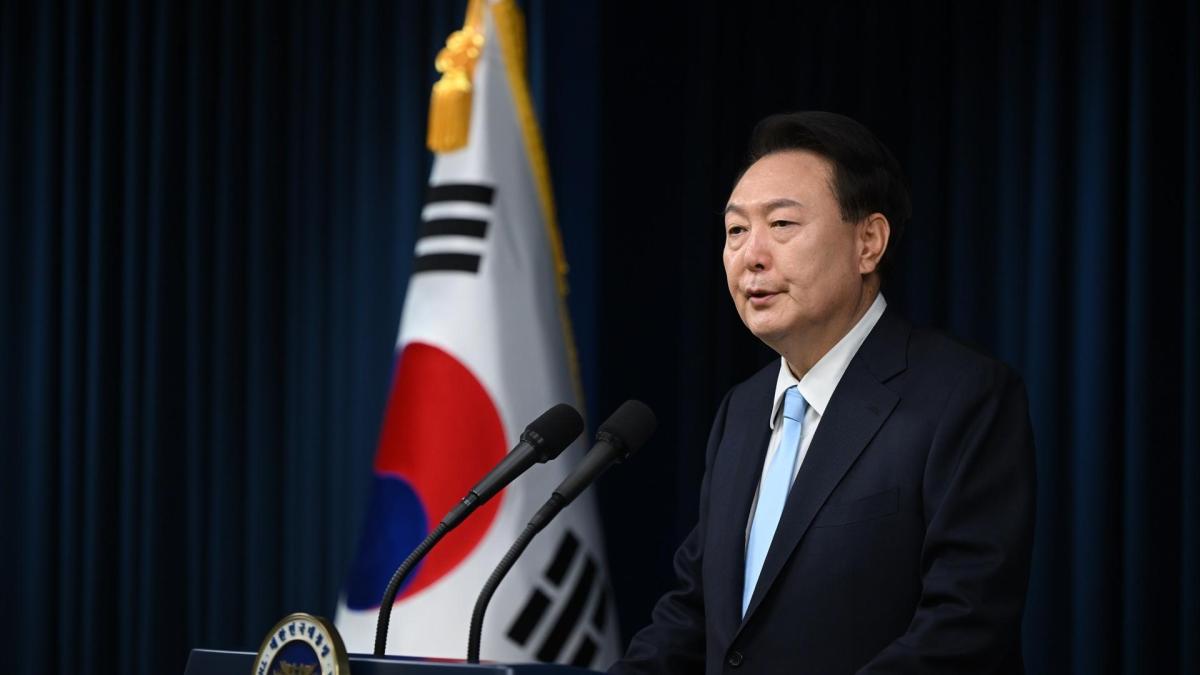 El presidente surcoreano Yoon promete «luchar hasta el final»: «Corea ...