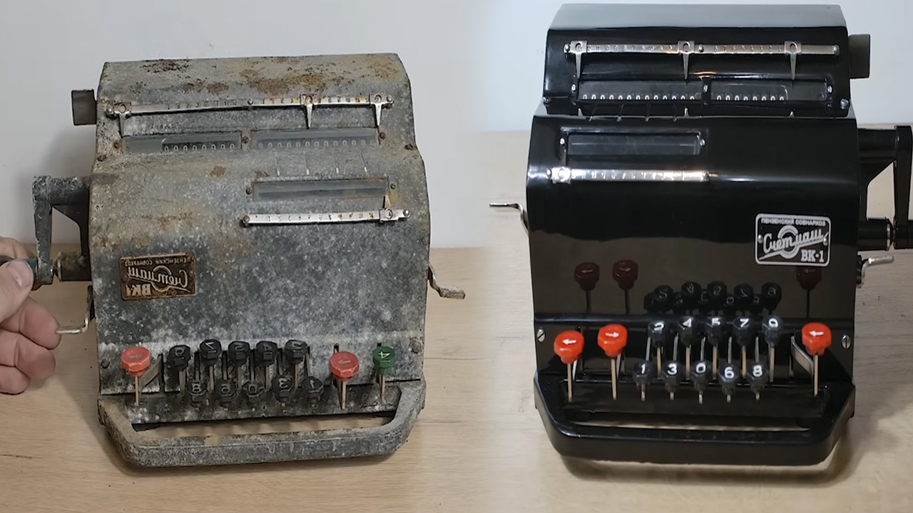 Forgotten Arithmometer Restored to Its Mechanical Glory