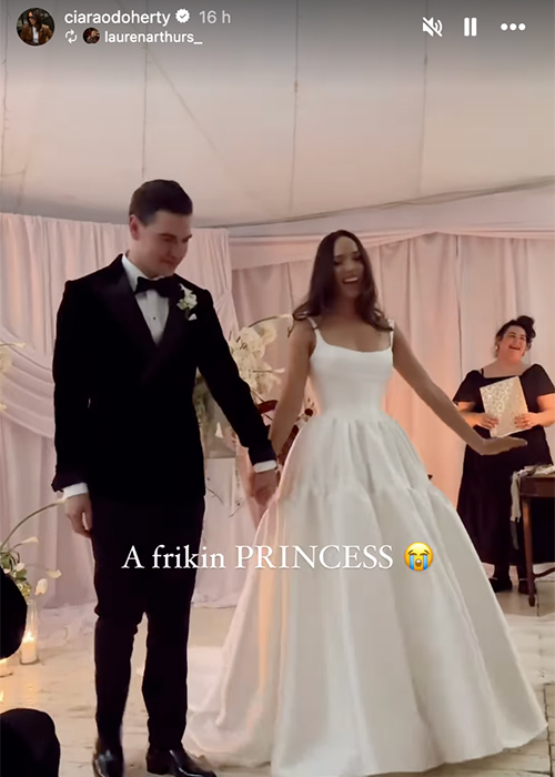 PICS: Inside stylist Ciara O'Doherty's second fairytale wedding on NYE