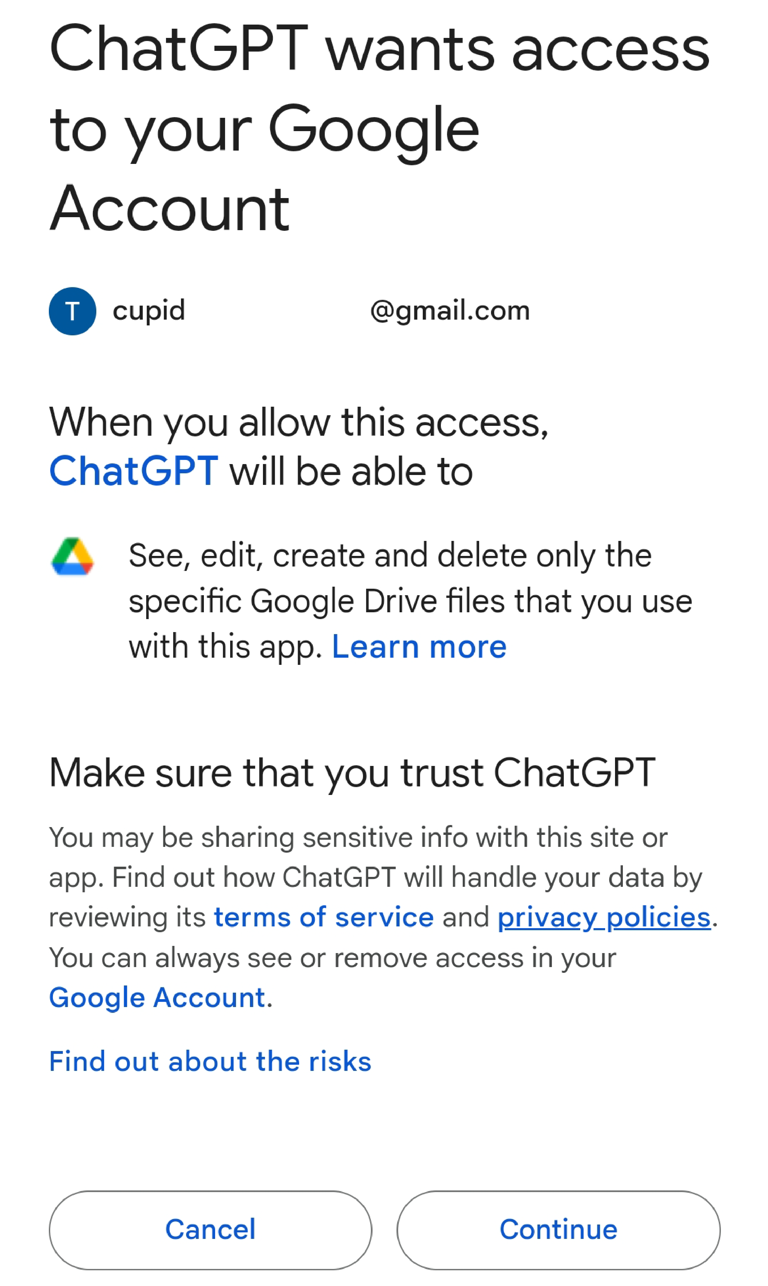 How to Upload Google Drive Files to ChatGPT